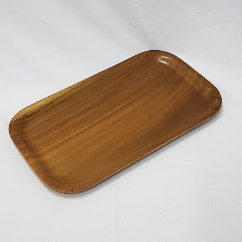 KAYU Bill Melamine Tray With Wooden Motif, Thick Cafe Restaurant Tray ...