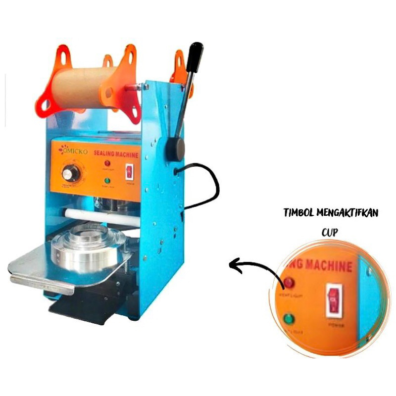 MESIN C35 CUP SEALER Machine 500ml 500ml Plastic CUP PRESS Machine ...