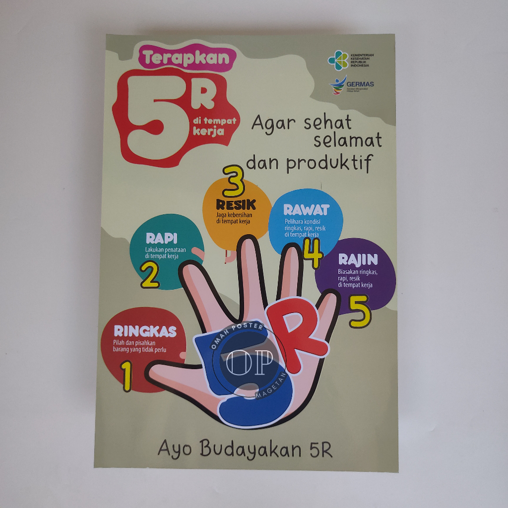 Cultivate 5 R Poster - Daily Work Culture Poster - 5R Palm version | Shopee Singapore