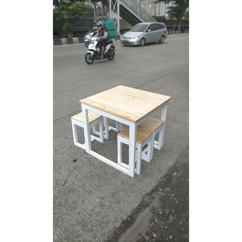 Dining Table cafe Table Study Table 80x80x75cm | Shopee Singapore