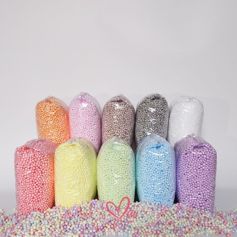 Styrofoam Granules Colorful Floam Foam (For Slime/Craft Material/DIY ...
