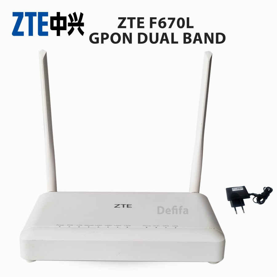 Modem GPON ONT ZTE F670L Dual Band Second/Used | Shopee Singapore