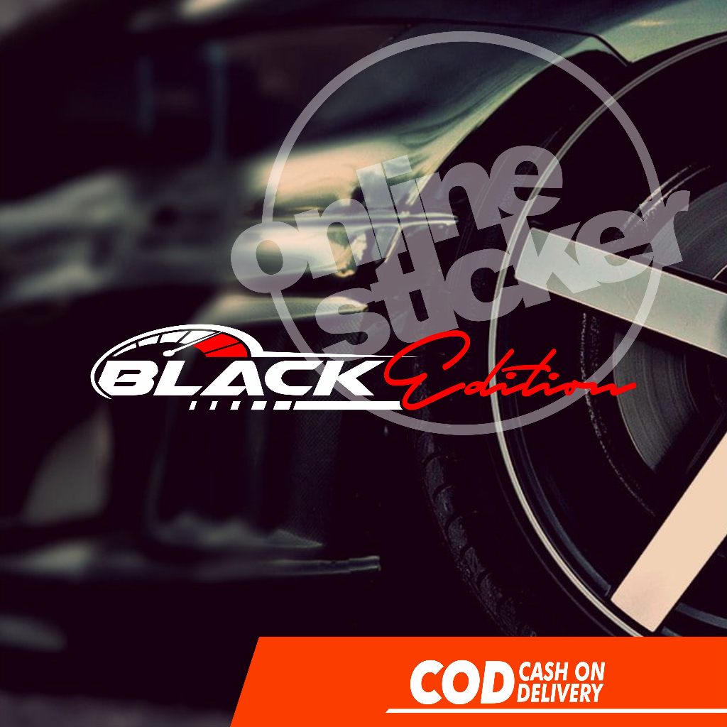 Black edition sticker | Cutting lights up | Shopee Singapore