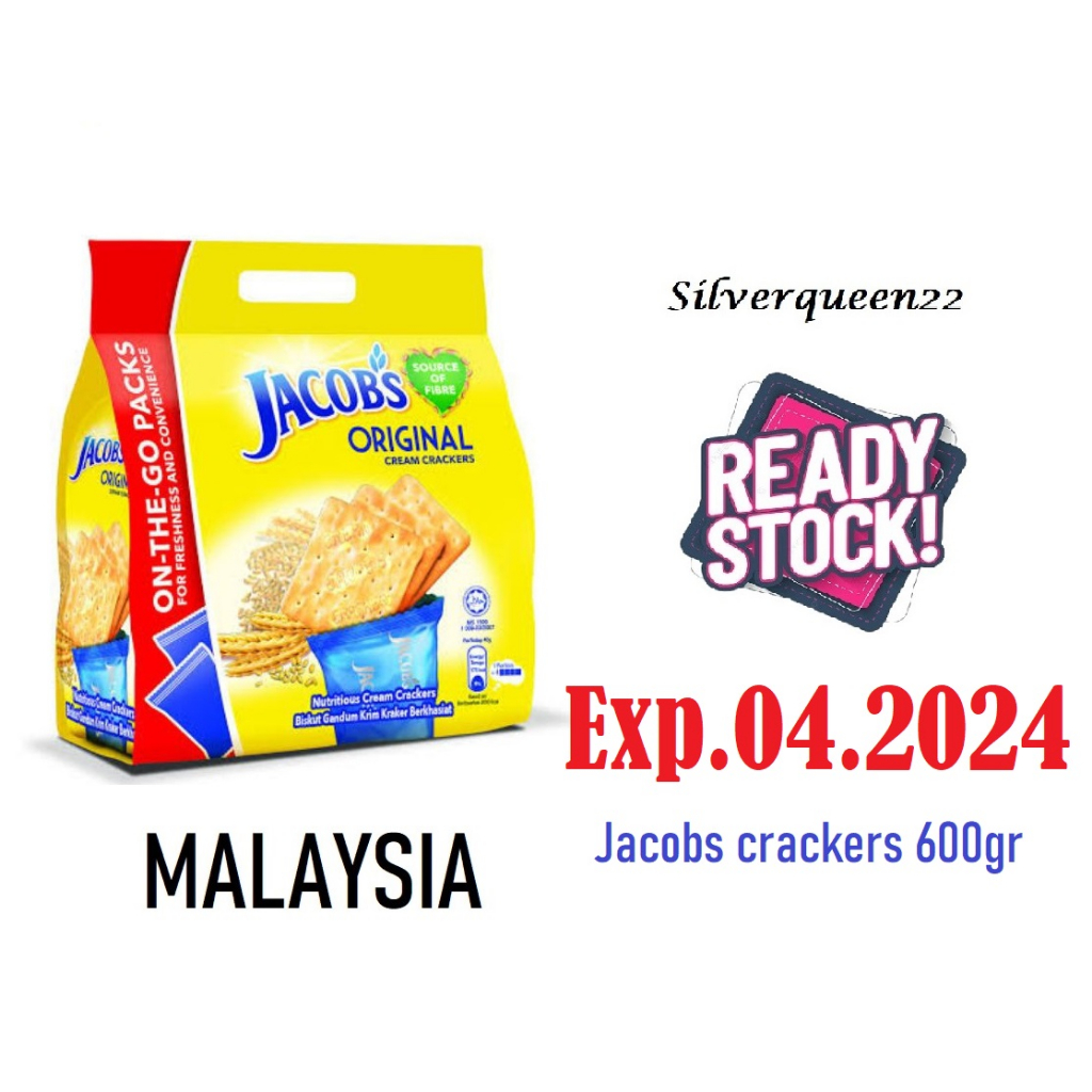Jacobs Jacobs Jacob's cream crackers original 600g gr gram original ...