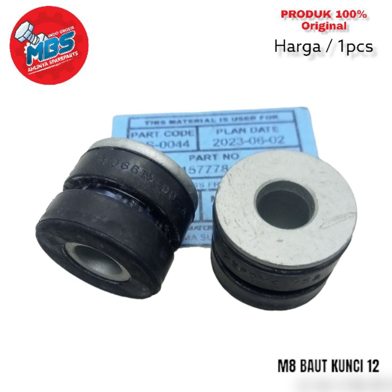 RUBBER BOS FRAME M8 BOLT 12 RUBBER BUSHING EXHAUST HOLDER HONDA BOS ...