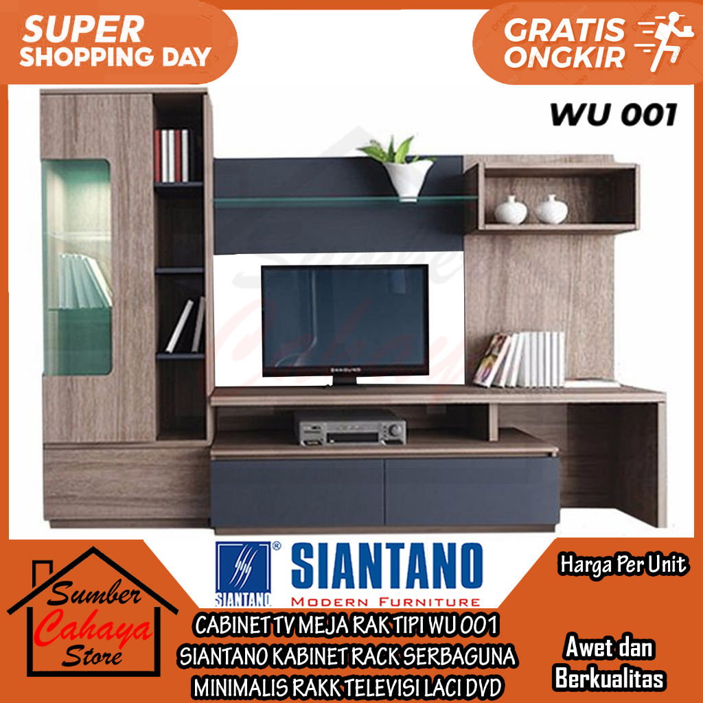 [Instant] TV RACK BUFFET CREDENZA SIANTANO WU 001 TIPI TABLE SIZE 42 ...