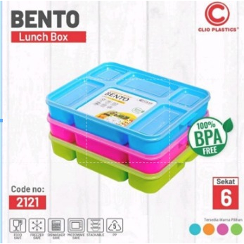 6-Section Bento Lunchbox/ 6-Section Lunch Box | Shopee Singapore