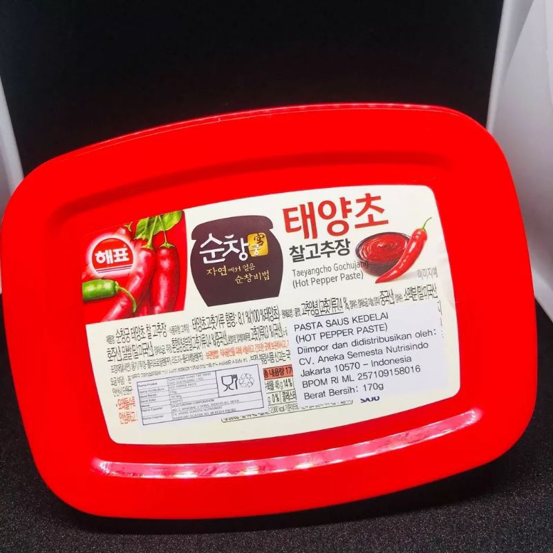 Gochujang 170 grams /saos gochujang/hot pepper paste/gochujang/topoki ...