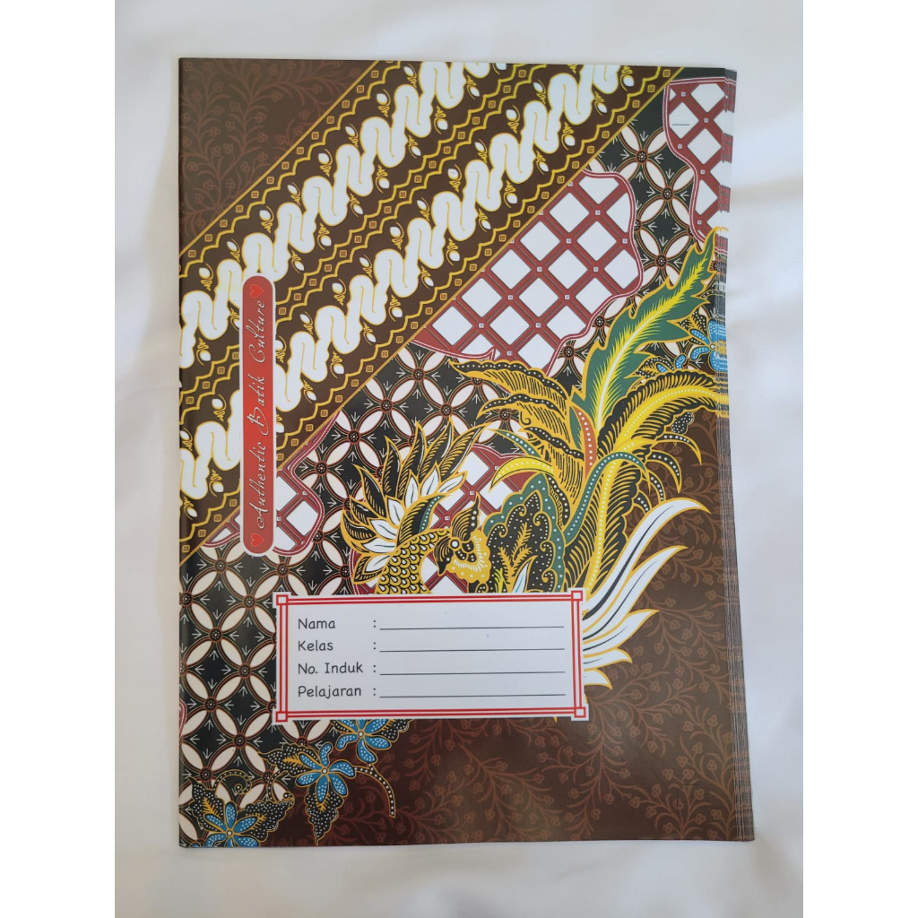 Batik BOOK COVER BATIK PAPER BOOK COVER | Shopee Singapore