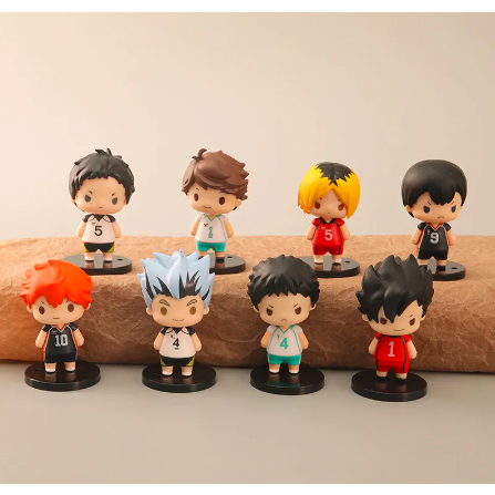 Haikyuu chibi mini action figure Version 2 kegyama bokuto akaashi kenma ...
