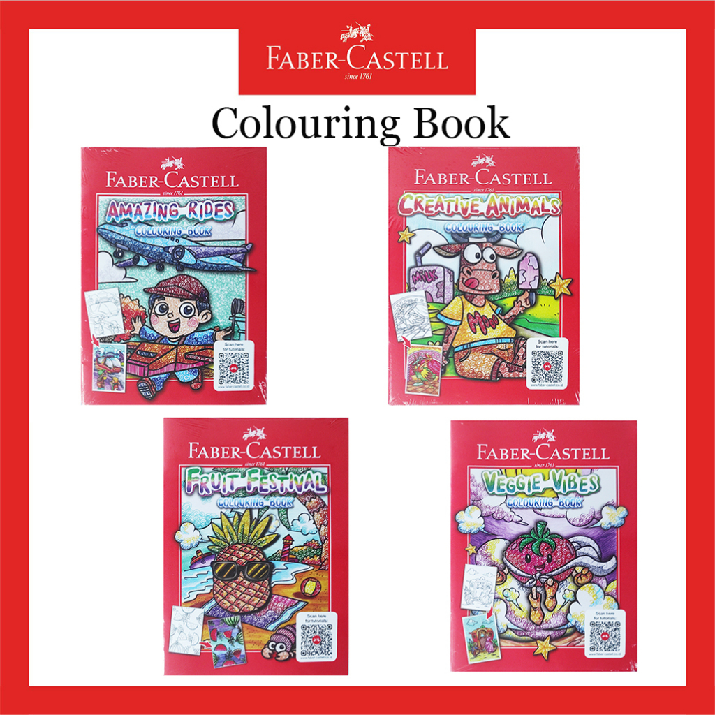Faber Castell Coloring Book for Children with Various Motifs - Coloring ...