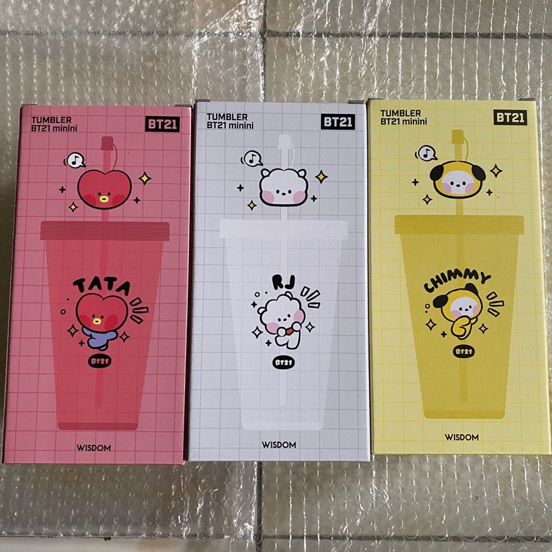 Official Tumbler Tumblr BT21 BT 21 BTS TATA RJ CHIMMY | Shopee Singapore