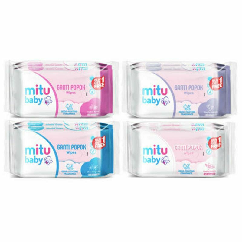 Mitu baby wipes / mitu wet tissue (banded 50+50 sheets) | Shopee Singapore