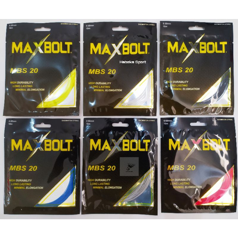 Maxbolt MBS 20 String - Original Maxbolt MBS 20 Badminton Racket String ...
