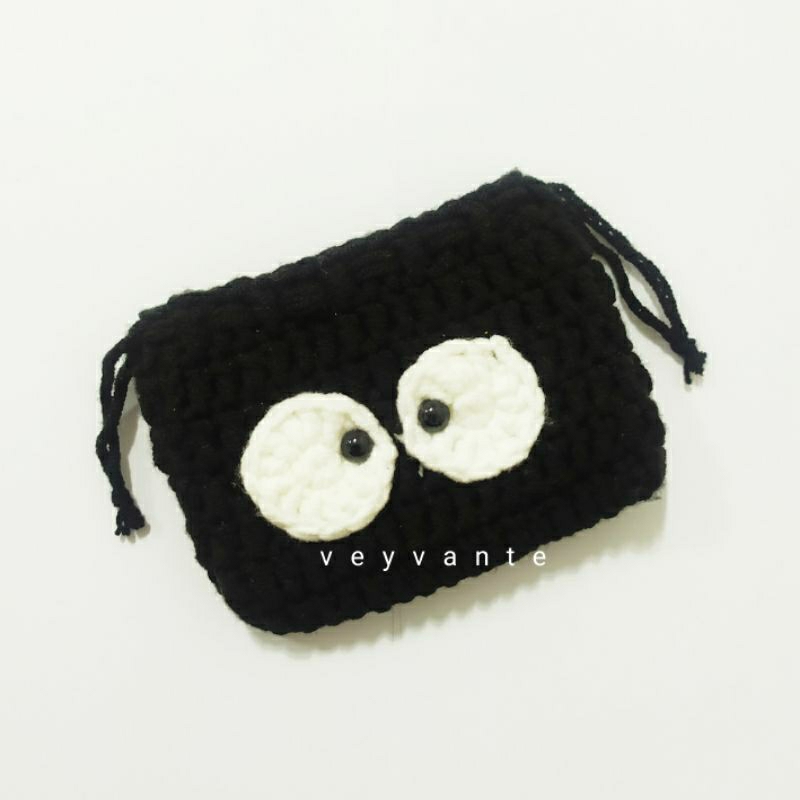 Mini Pouch/Coin Purse Crochet Susuwatari Studio Ghibli Spirited Away ...