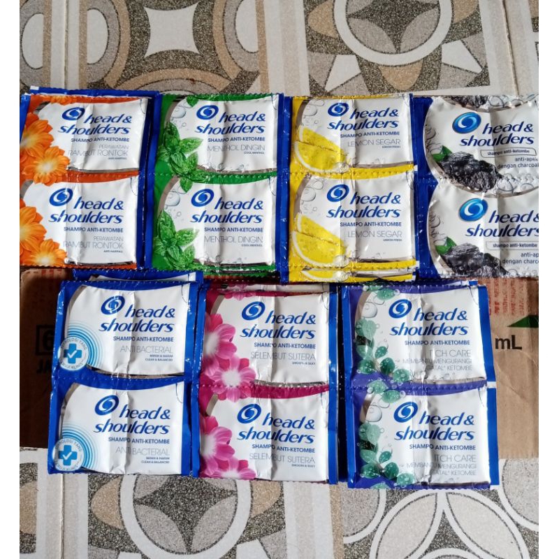 Head and Shoulders Shampoo Sachet Head and Shoulders Shampoo | Shopee ...
