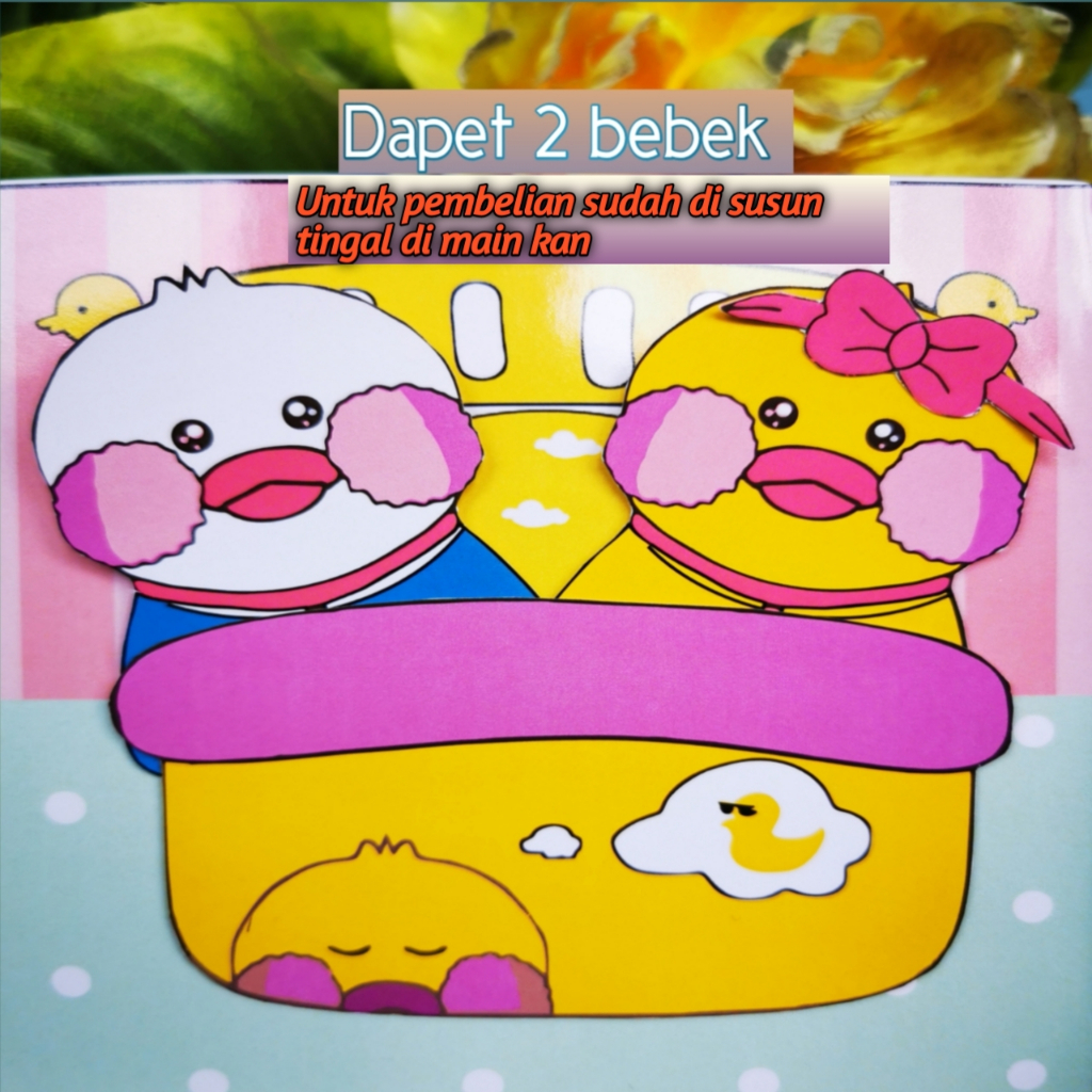 Duck VIRAL Dolls Paper Doll Paper Duck Dolls Quite Book Paper Duck ...