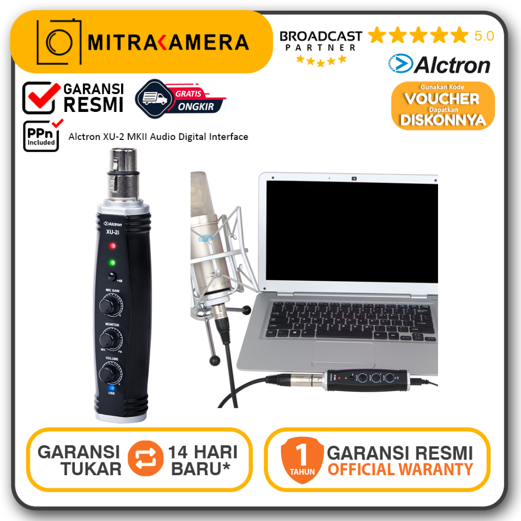 Alctron XU-2 MKII Audio Digital Interface Official Warranty | Shopee ...