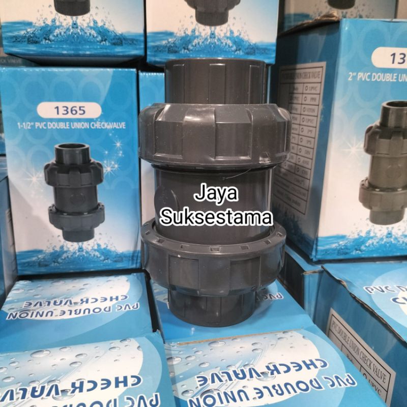 Ball Check Valve PVC 2" inch Double - Ball Valve True Union Double ...