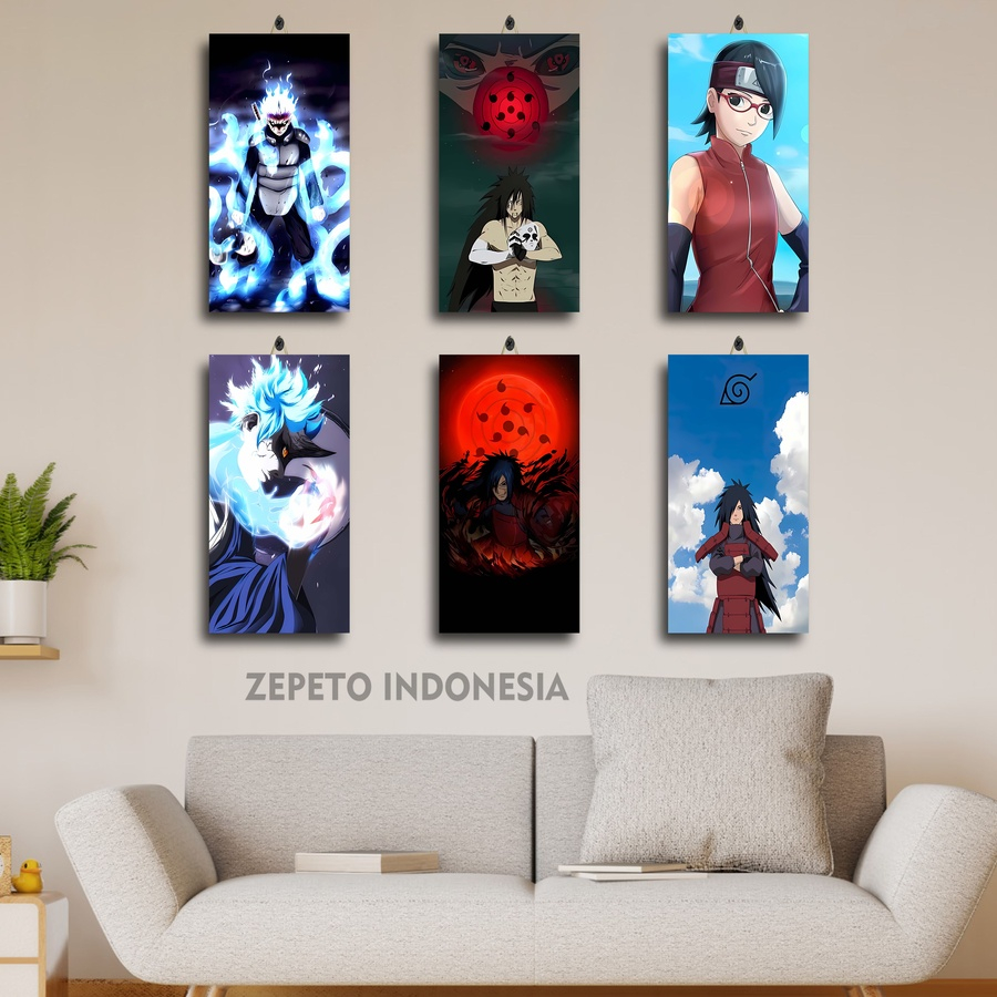 KAYU HIASAN DINDING Anime PHOTO BORUTO ROOM POSTER 15X30 / INDONESIAN ...