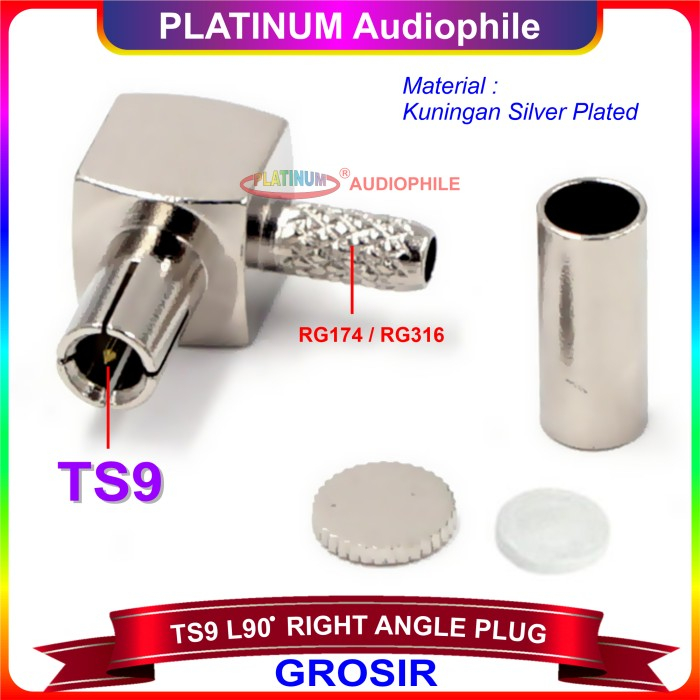 SIKU Ts9 Male Female Elbow Connector L90 Right Angle RF Connector Jack ...