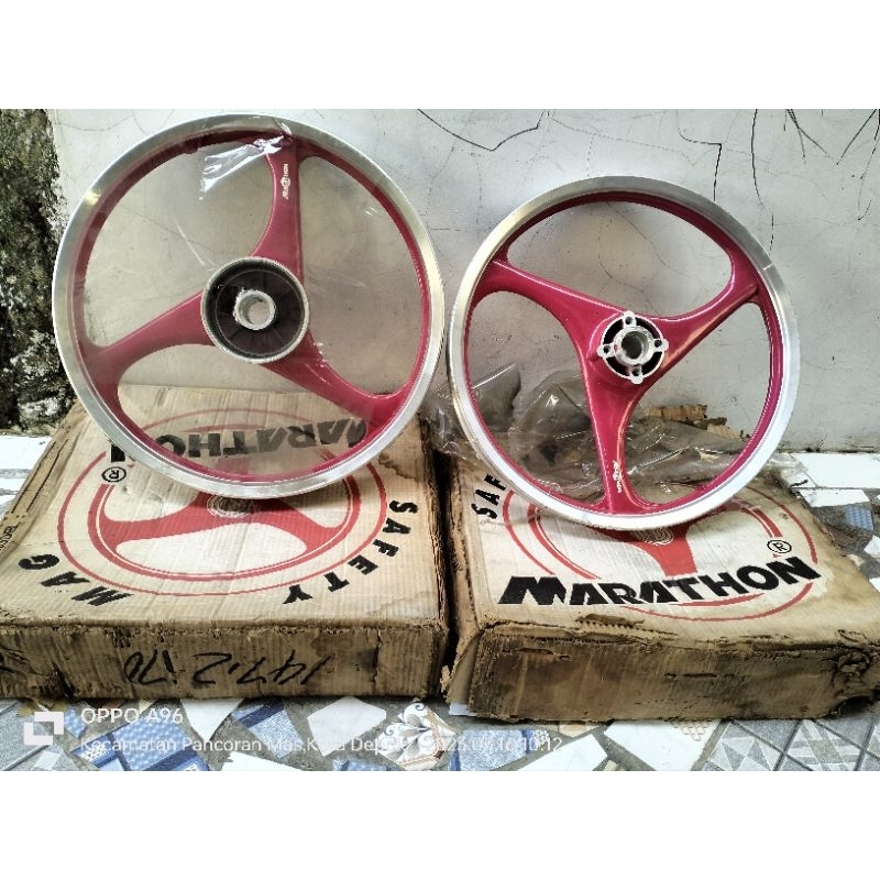 Satria 2 stroke Shogun tornado marathon rims Made in thailand | Shopee ...