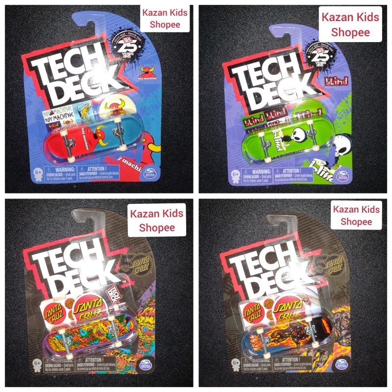 Tech Deck Fingerboard 32mm Single Pack Series | Shopee Singapore