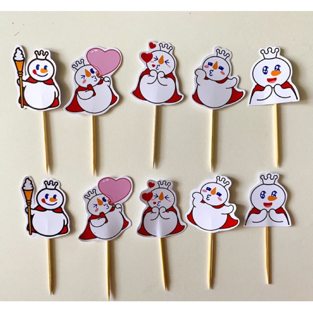 Cupcake TOPPER MIXUE ICE CREAM / MIXUE CAKE TOPPER / CUPCAKE TOPPER ...