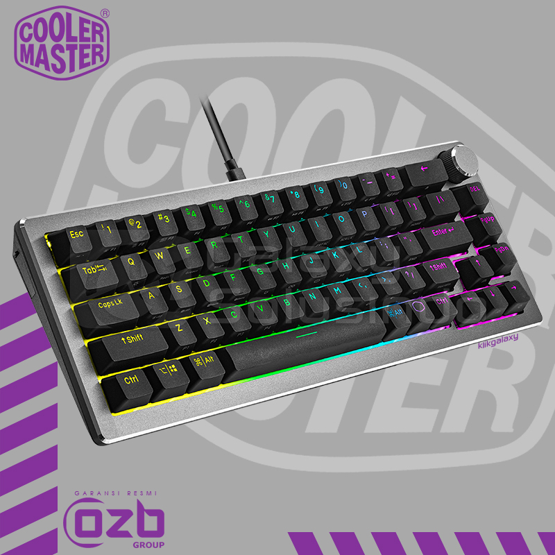 Cooler Master CK720 Gray RGB 65% Mechanical Gaming Keyboard - Kailh Box ...