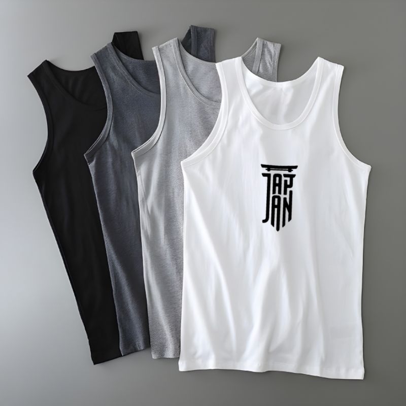 Men's Singlet T-shirt Adult Men's Singlet Cotton Combed Men's Lekbong T ...