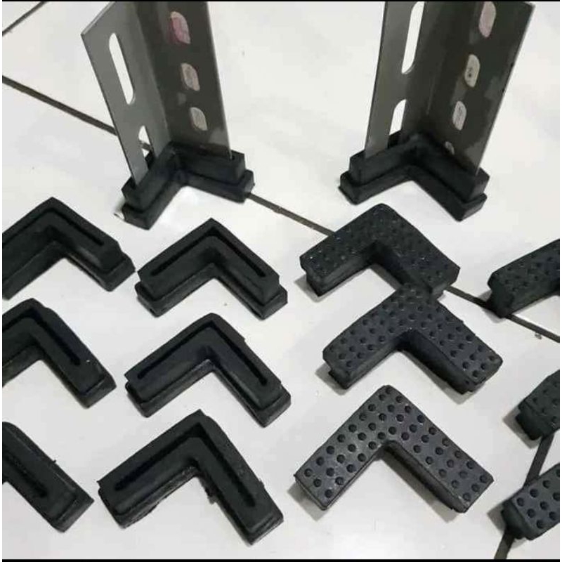 SIKU Angle Iron Shelf Rubber Feet 40x100x200 cm | Shopee Singapore