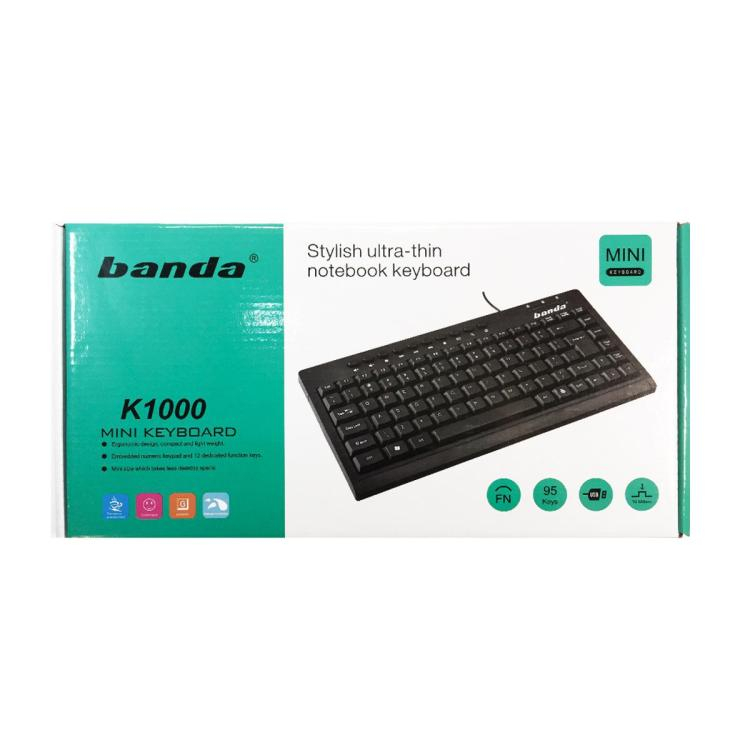 Mini USB Keyboard Banda K1000 K-1000 K 1000 Minimalist Keyboard Mini ...
