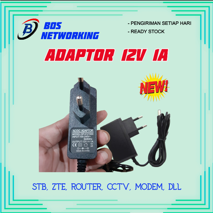 12v 1A Adapter 12V 1A Power Supply | Shopee Singapore