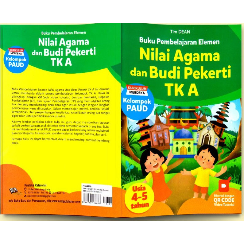 Learning Book Elements Of Religious Values & Kindergarten A & B Kur ... Learning Book Elements Of Religious Values & Kindergarten A & B Kur ...