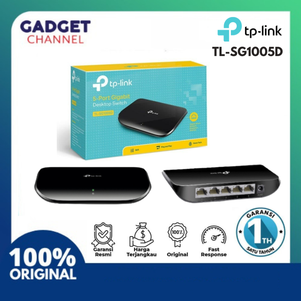 Tp-link TL-SG1005D 5-Port Gigabit Desktop Switch - Official 1 Year Guarantee | Shopee Singapore