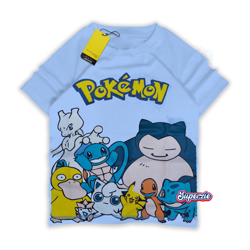 Rgkids Blue Pokemon Boys T-Shirt 1-8 Years | Shopee Singapore