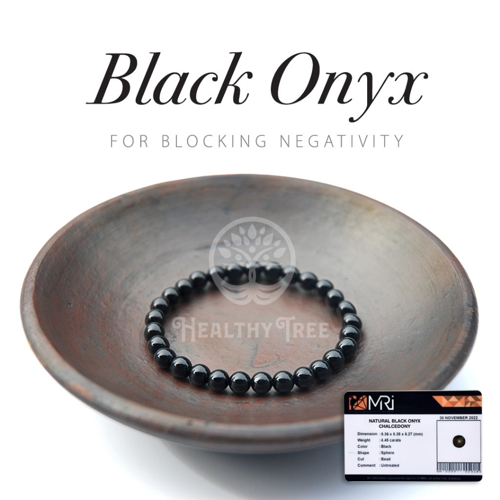 Grade AA Black Onyx Crystal Bracelet (HIGH QUALITY) | Shopee Singapore