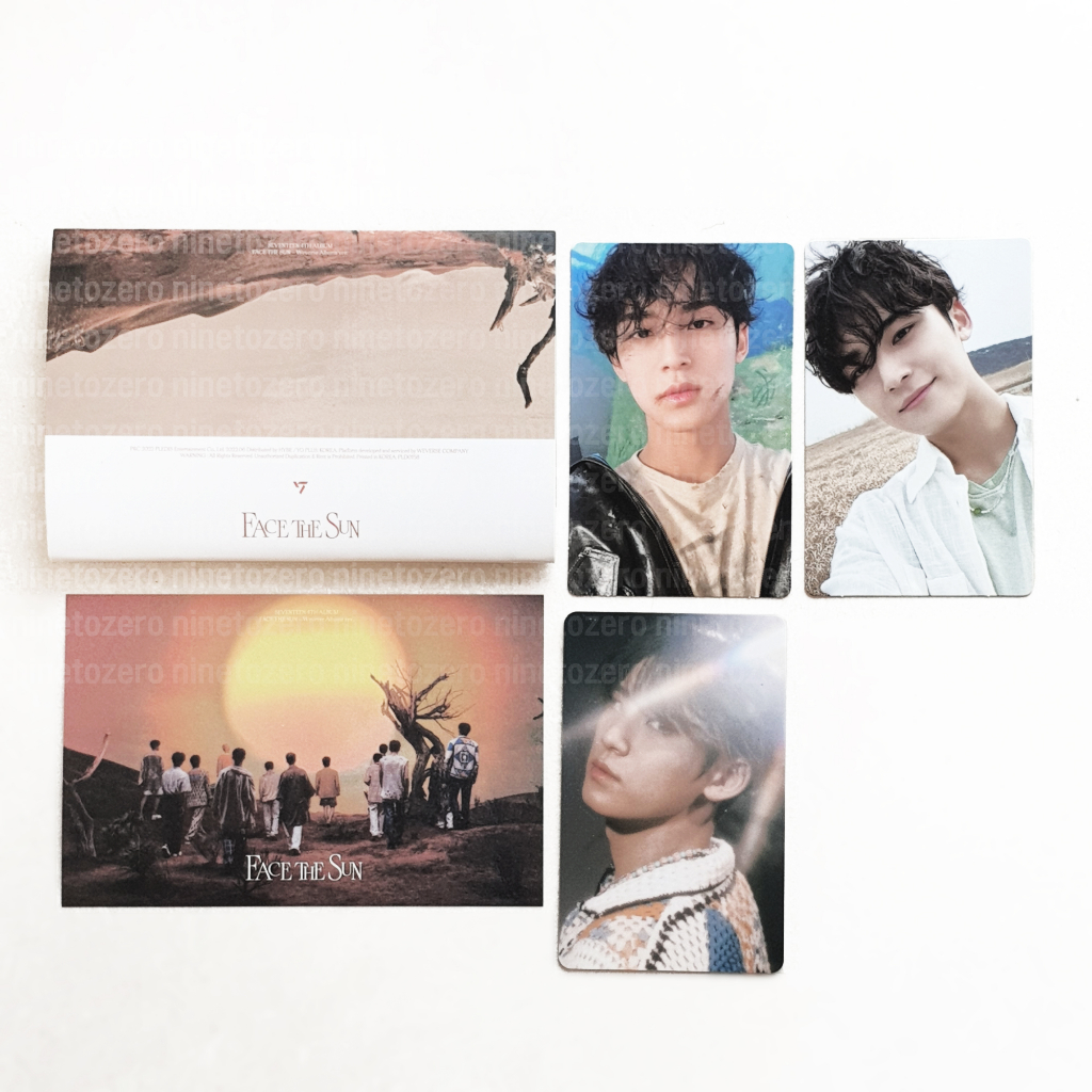 Seventeen 4TH ALBUM FACE THE SUN WEVERSE ALBUMS VER. Unsealed (MINGYU) | Shopee Singapore