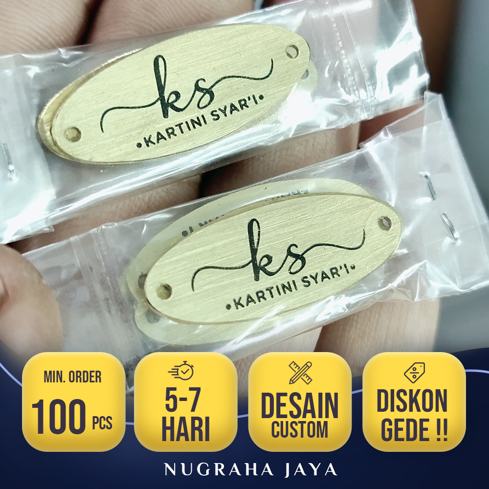 Iron Hijab Label | Hijab Lebel | Custom Hijab Labels | Hijab Plate ...