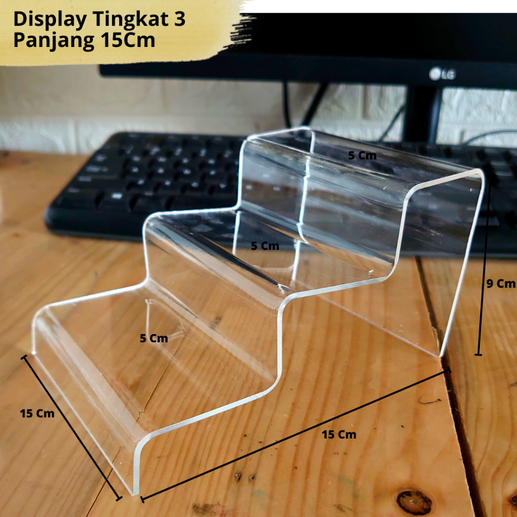 Figure Stand Acrylic Figure Stand 3 Level Standing Figure Display Make ...