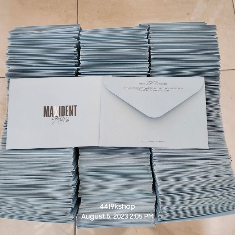 STRAY KIDS MAXIDENT PHOTOPACK LOVE LETTER POLAROID ENVELOPE | Shopee ...