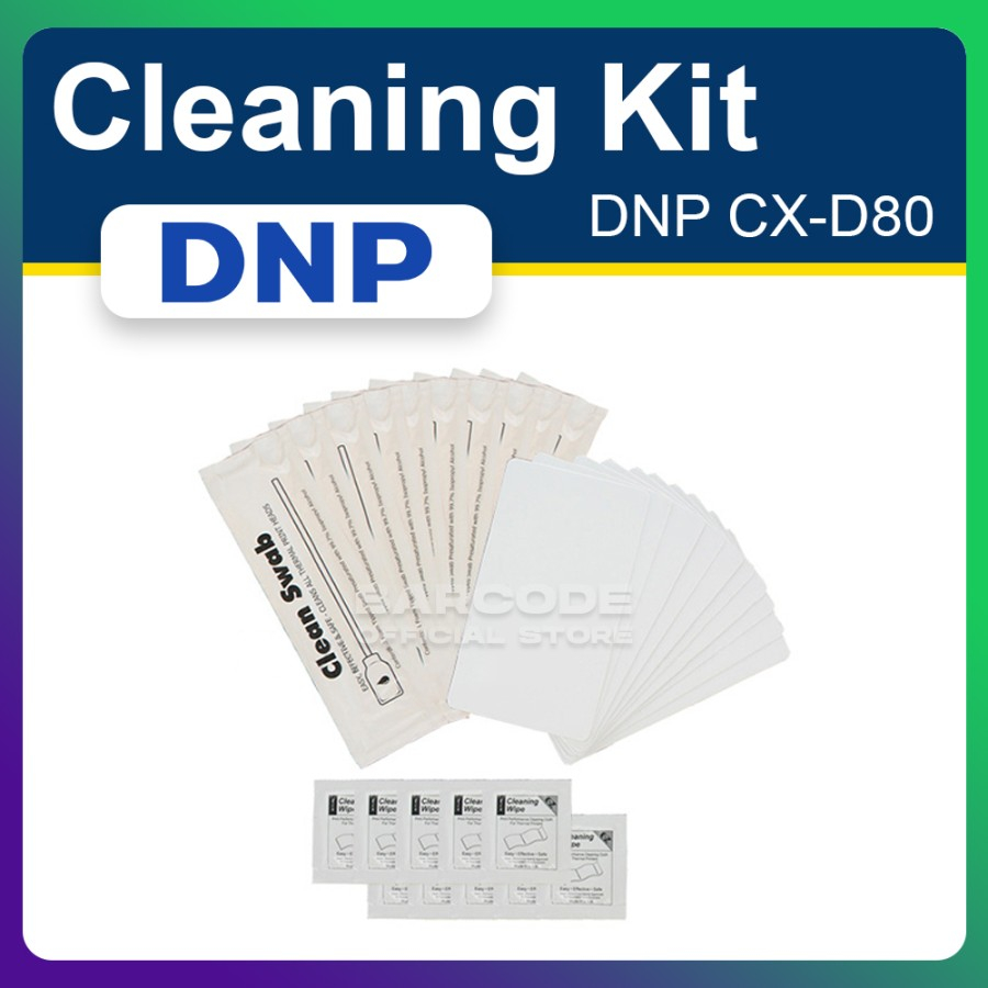 Cleaning Kit ID Card Printer DNP CX-D80 Original | Shopee Singapore