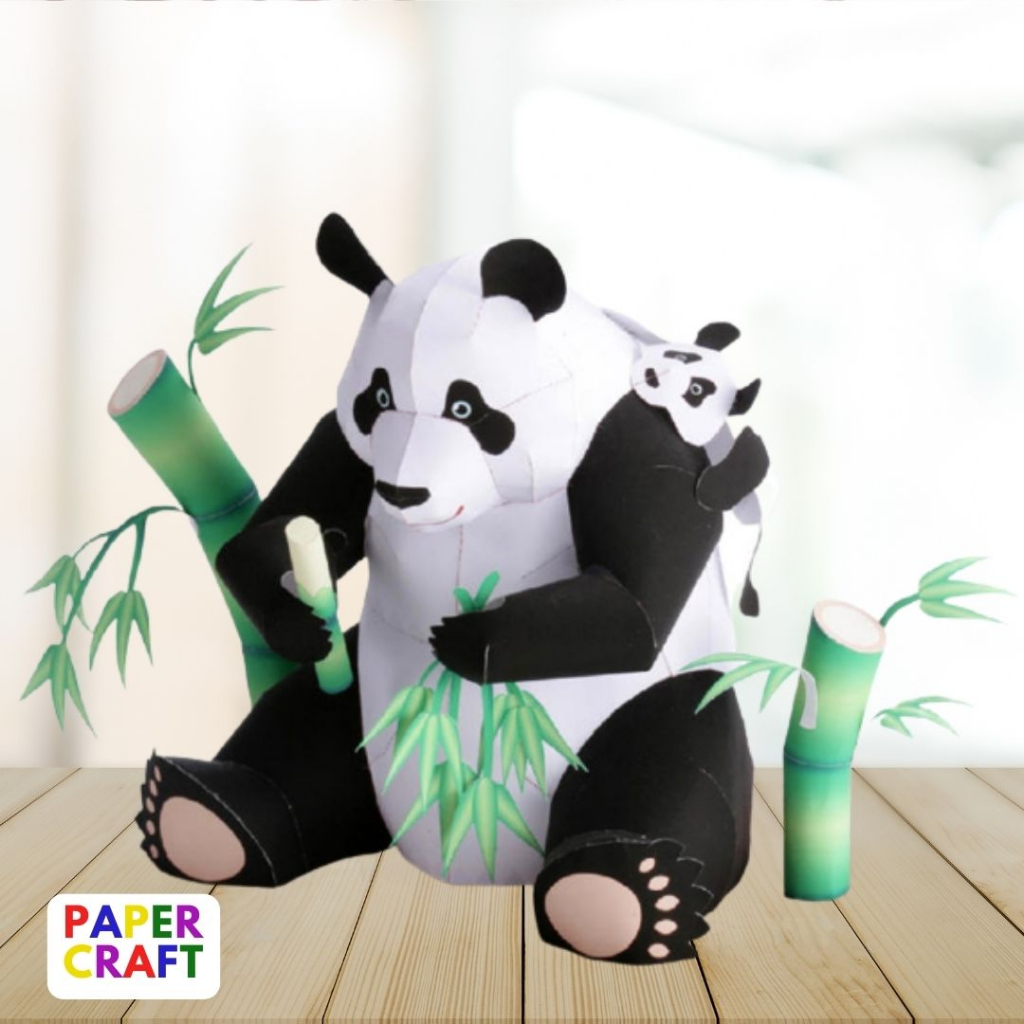 (DIY) Papercraft Panda - Print Paper Craft Patterns | Shopee Singapore
