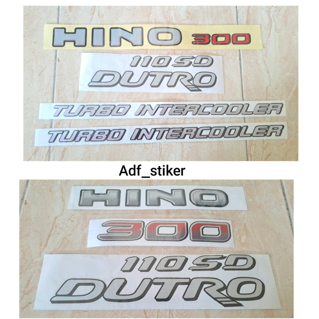 Hino 300 dutro 110 sd sticker / dutro 110 sd sticker / hino dutro ...