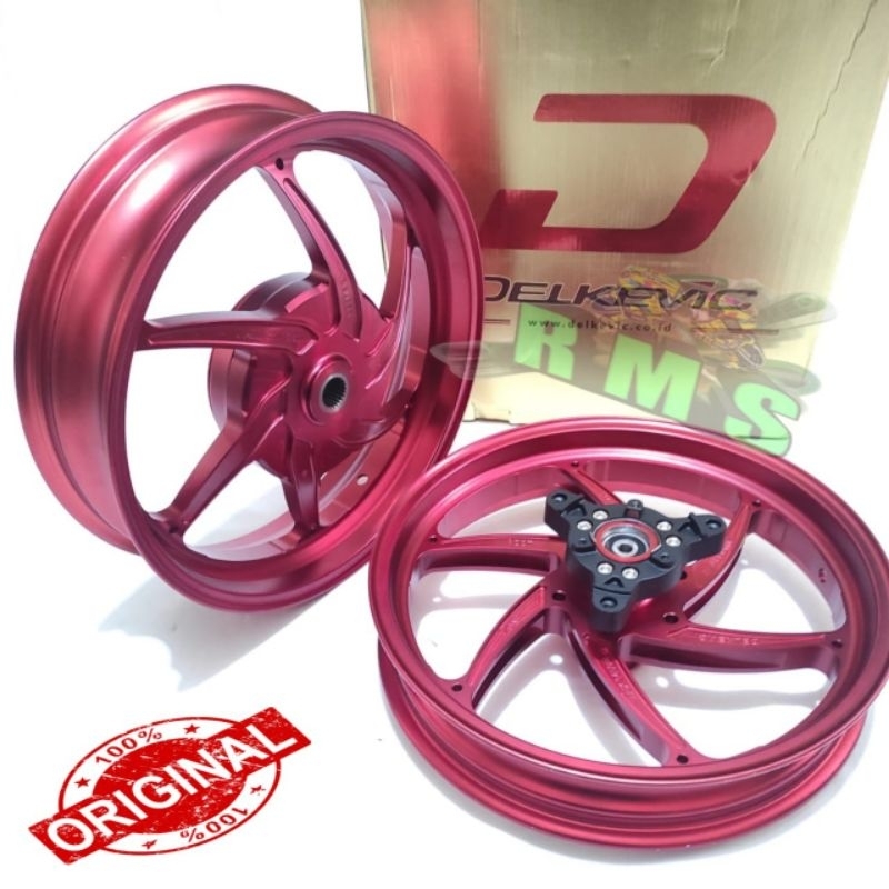 Delkevic Six Star All New Racing Rims Yamaha Aerox 155 Front Rear Aerox ...
