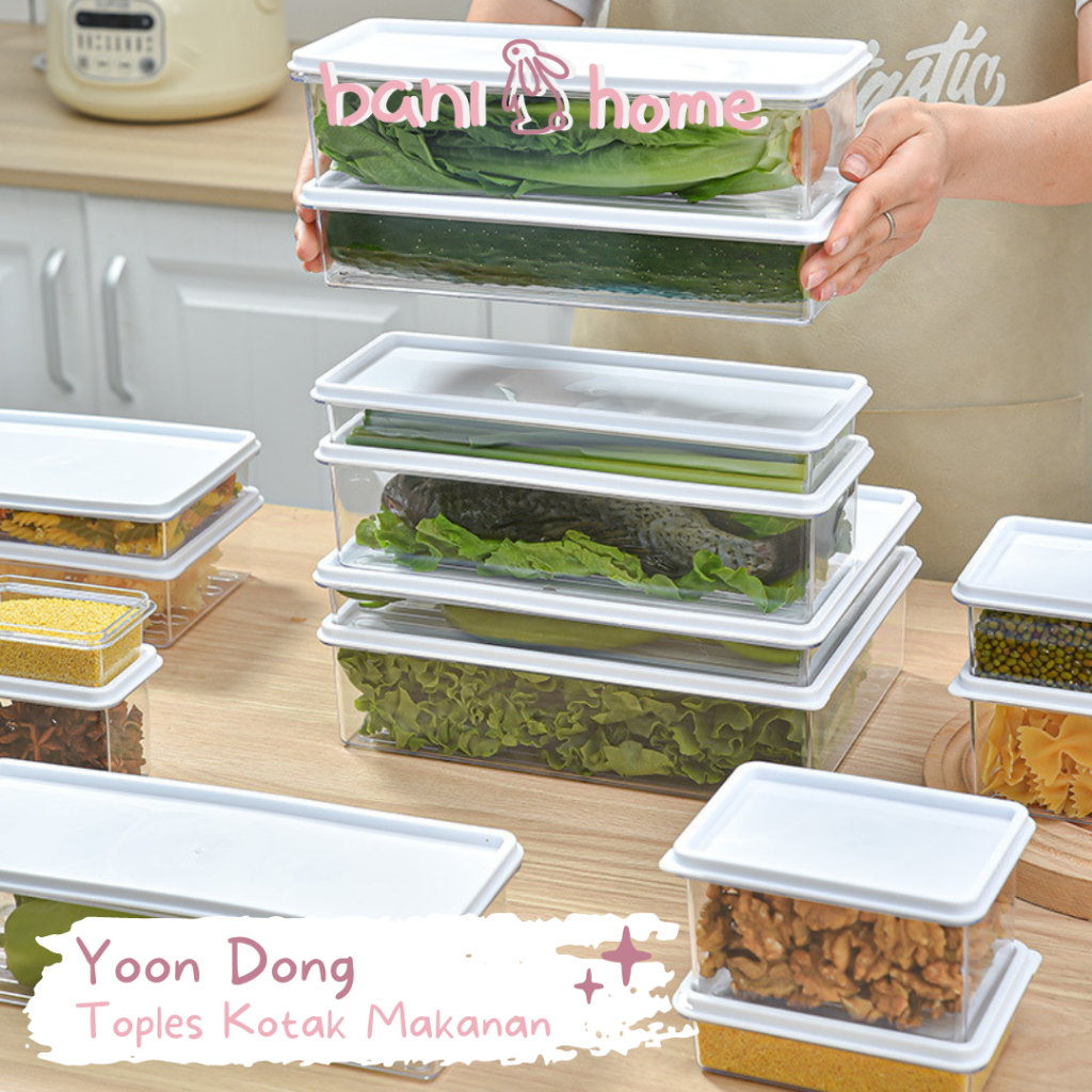 [BANI]YOON Dong Fruit Vegetable Box Meat Food Container Fridge Food ...