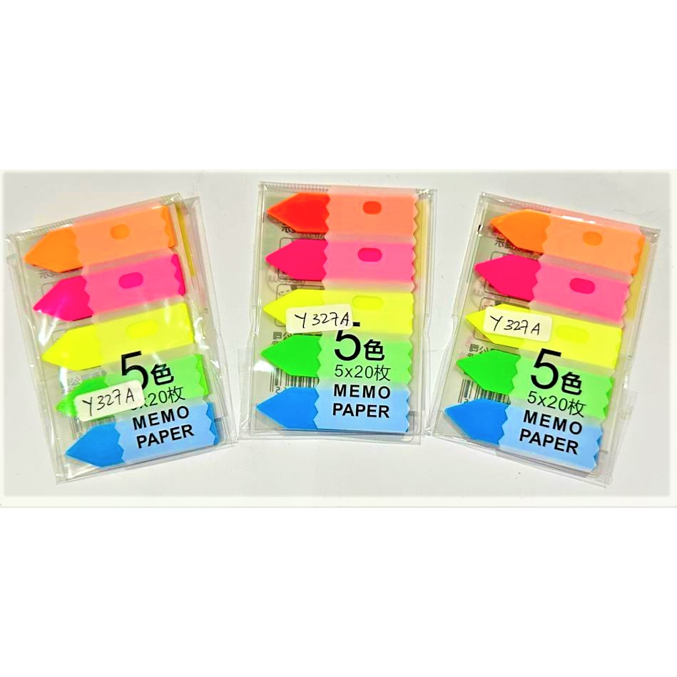 Sticky Notes Page Marker Arrow Sticky Memo Arrow Index Marker 5 Colors ...