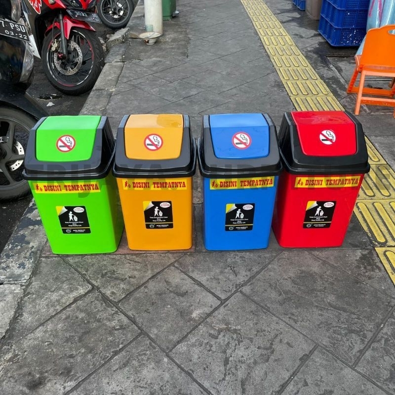 Inorganic Organic 25 Liter Color Trash Can | Shopee Singapore