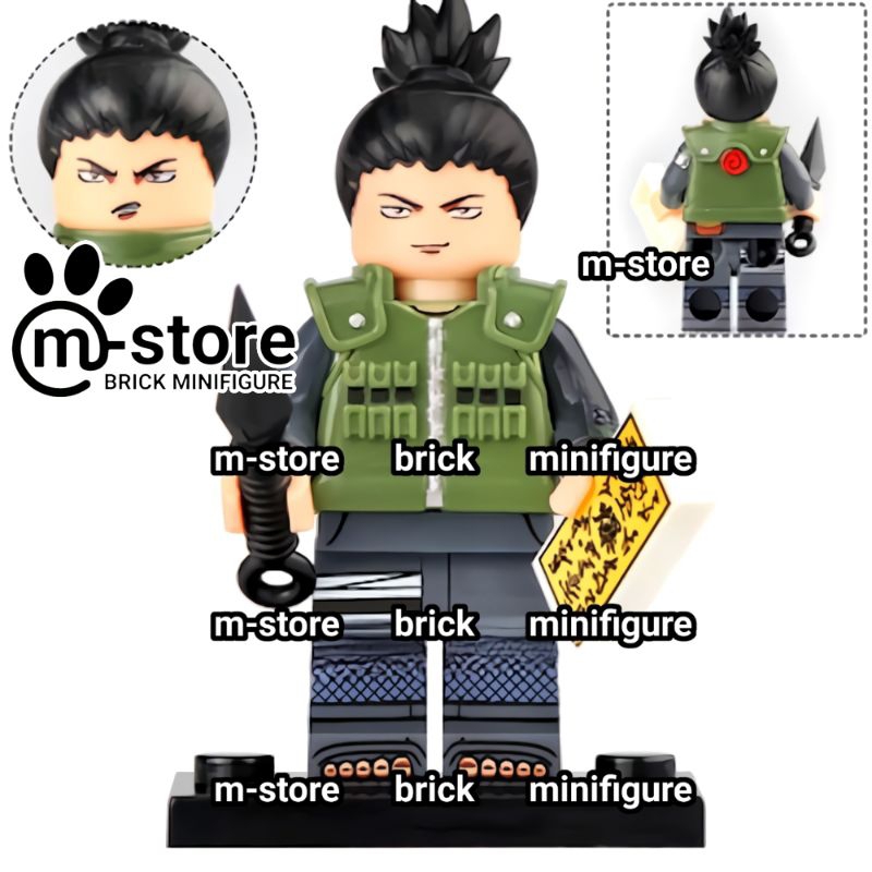 Brick naruto nara shikamaru mini toy figure | Shopee Singapore