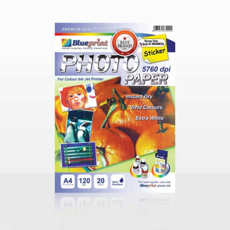 Blueprint GLOSSY STICKER A4 PAPER | Shopee Singapore